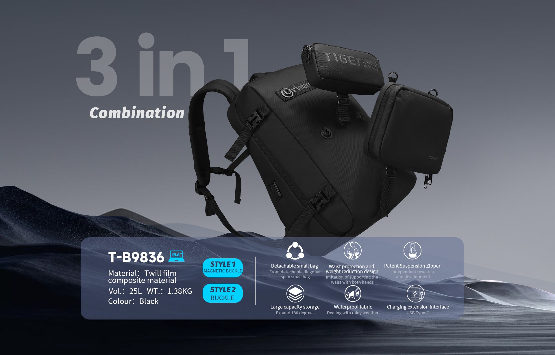 TIGERNU - The Official Site for Backpacks，Bags，Wallet，Accessories